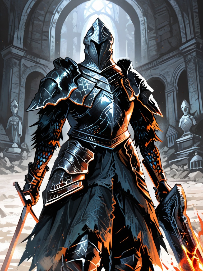 Dark Souls 2: Raime (Fume Knight) — Yodayo