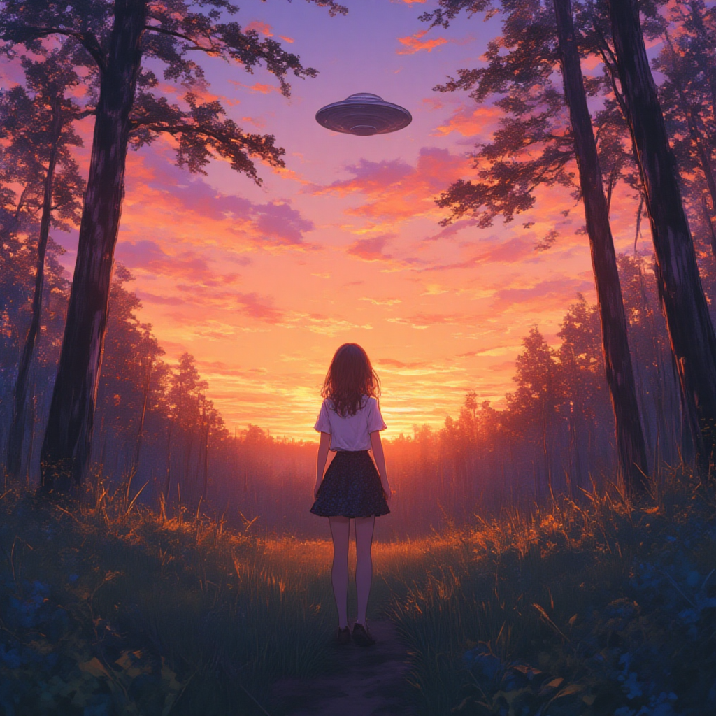 Ufo in the sky — Yodayo