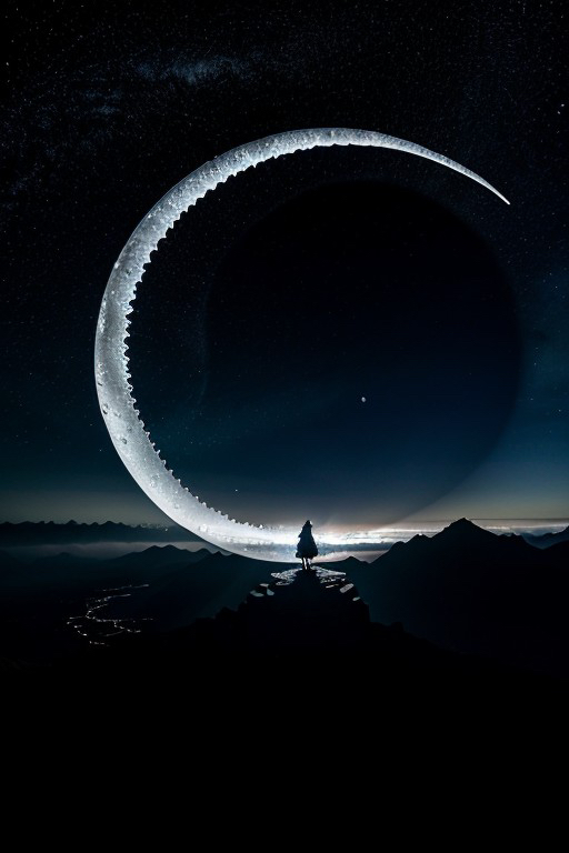 Galactic moon — Yodayo