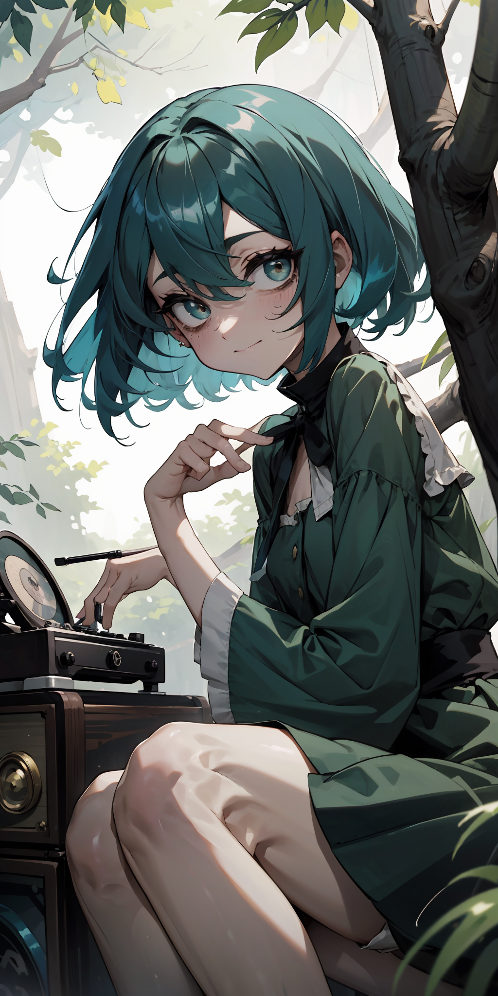 Dyed my hair blue, it came out a seasick sort of green — Yodayo