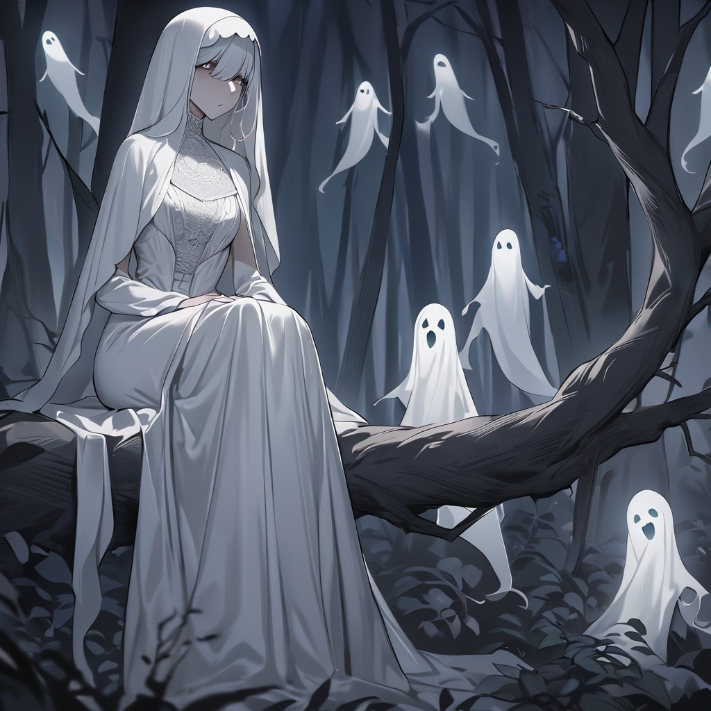 Lets sit together and tell ghost stories~ — Yodayo