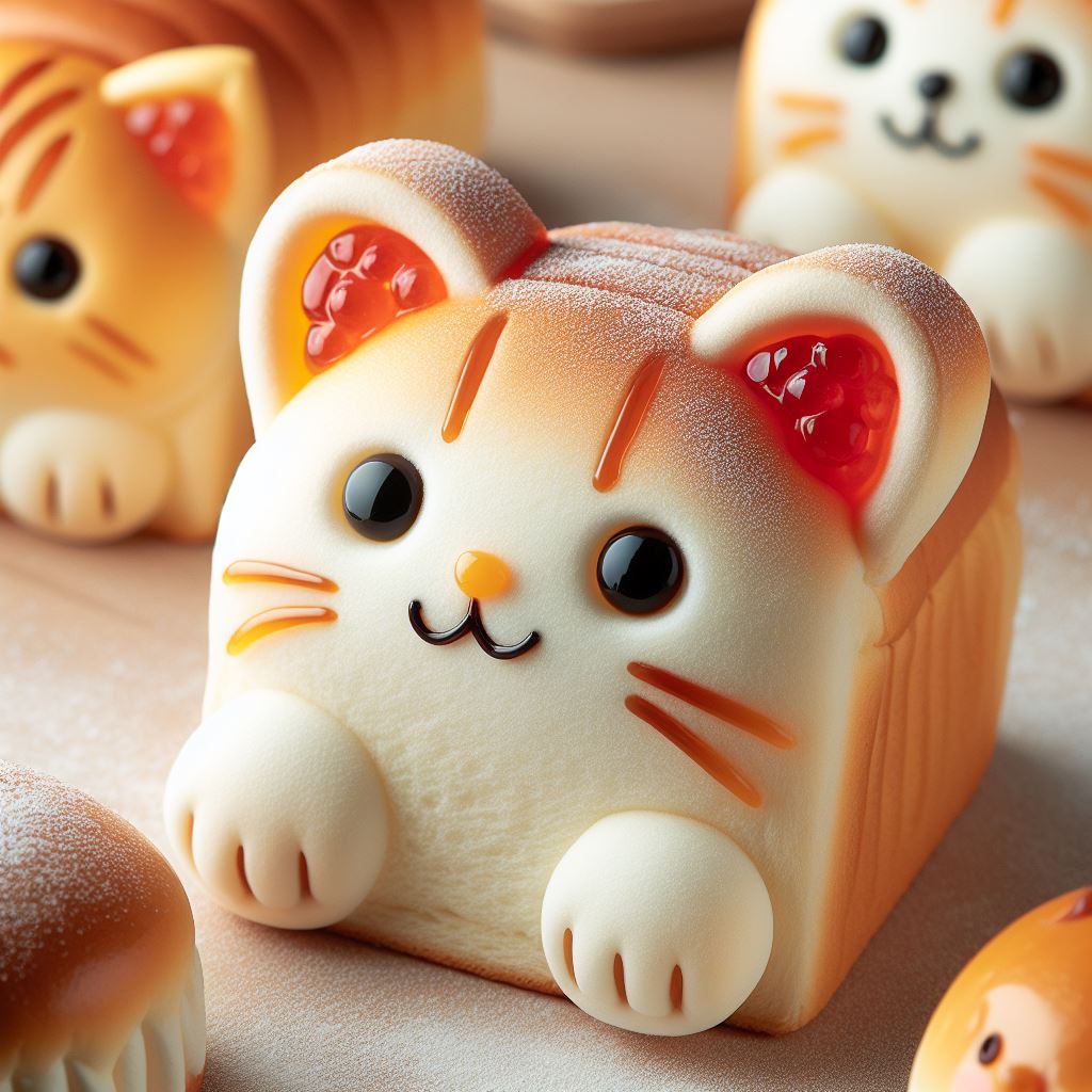 Cute bread cats! — Yodayo
