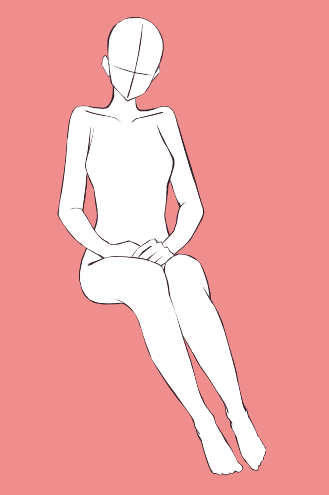 Controlnet pose reference pics: Sitting — Yodayo