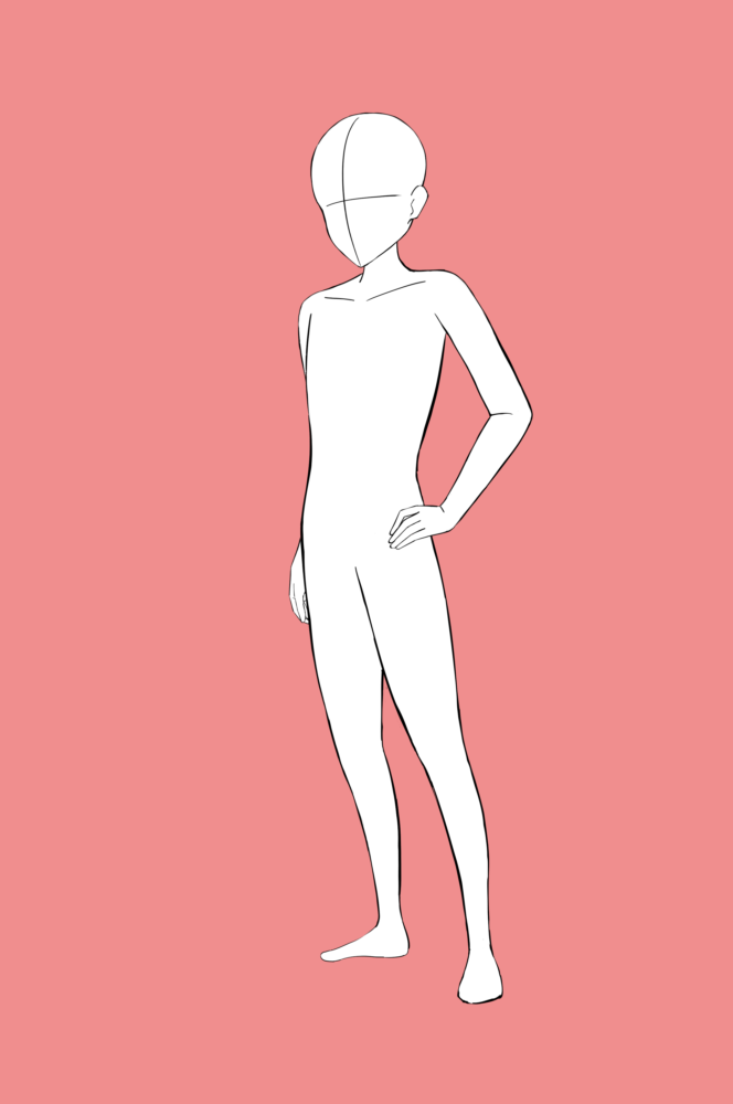 Controlnet pose reference pics: Standing — Yodayo