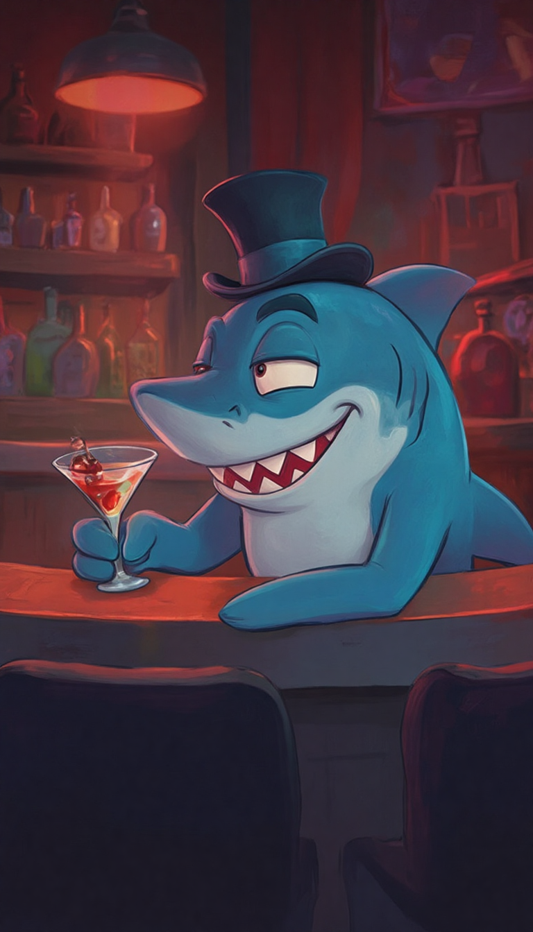 Drunk Shark — Yodayo