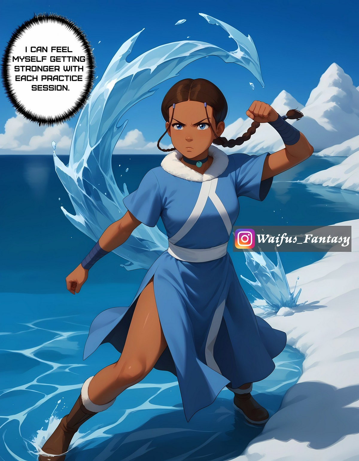 [ Prompt] Practice - Katara (Avatar The Last Airbender) — Yodayo
