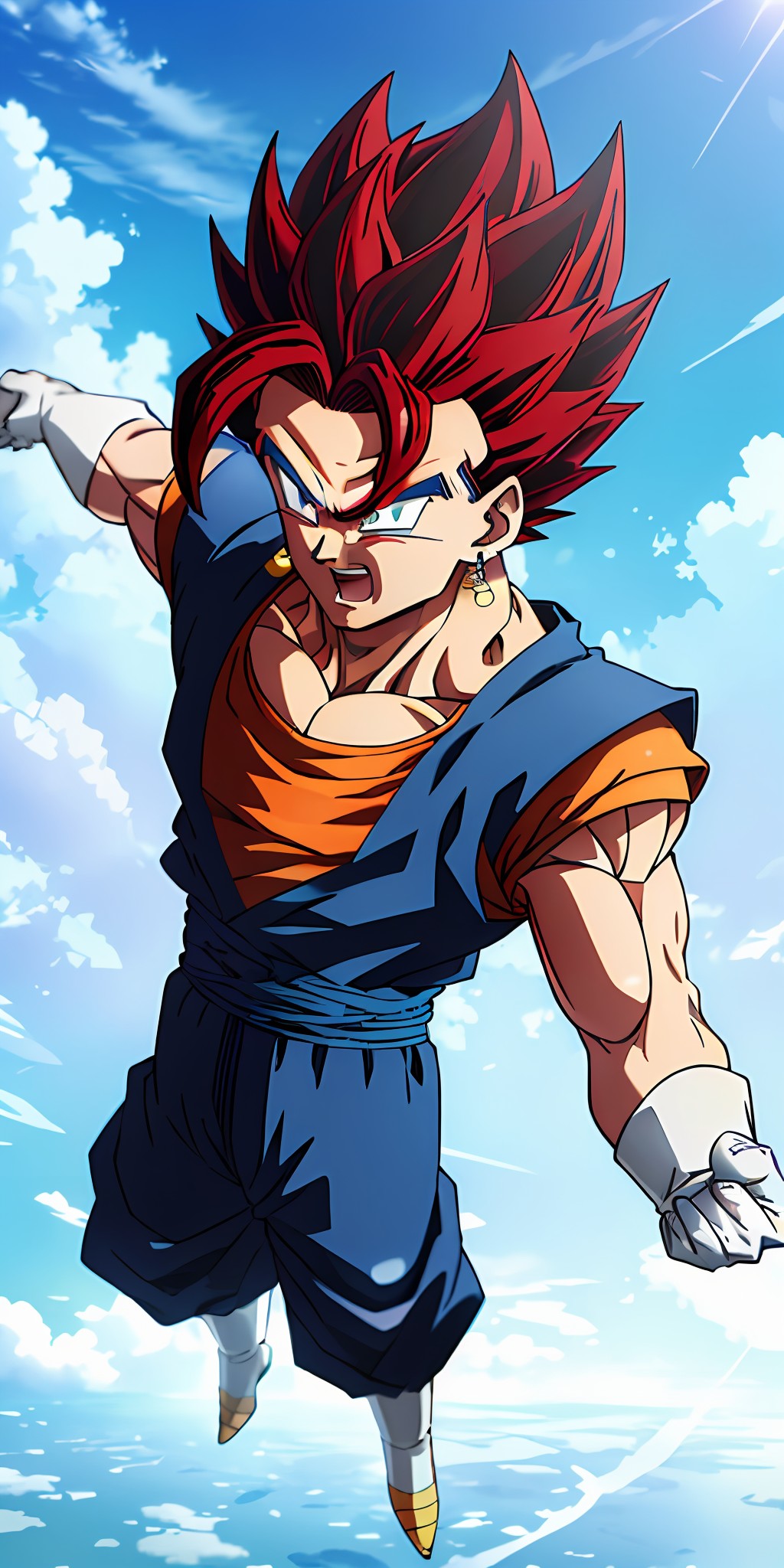 Shinbe's challenge #8 (Fictional character I like, Vegetto) — Yodayo