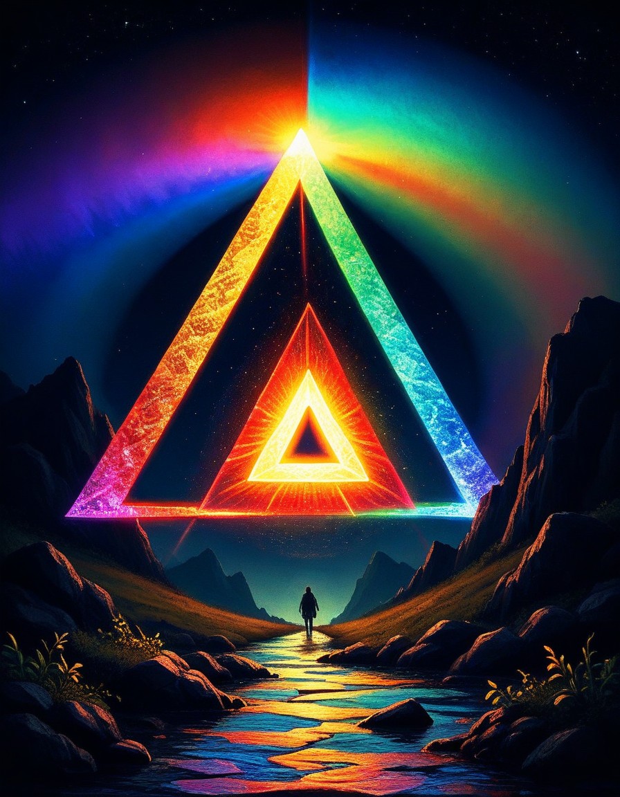 triangle of rainbow — Yodayo