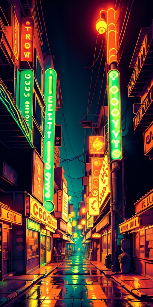 Psy Art City Street x7 — Yodayo