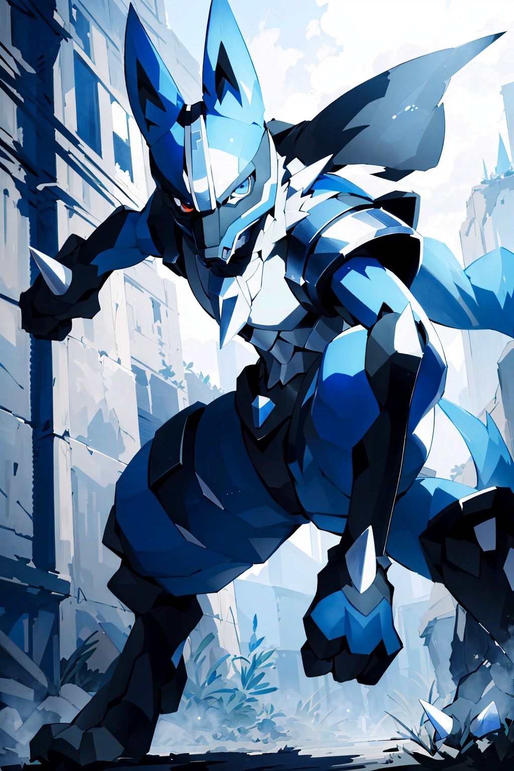 Lucario the Aura Knight (7) — Yodayo