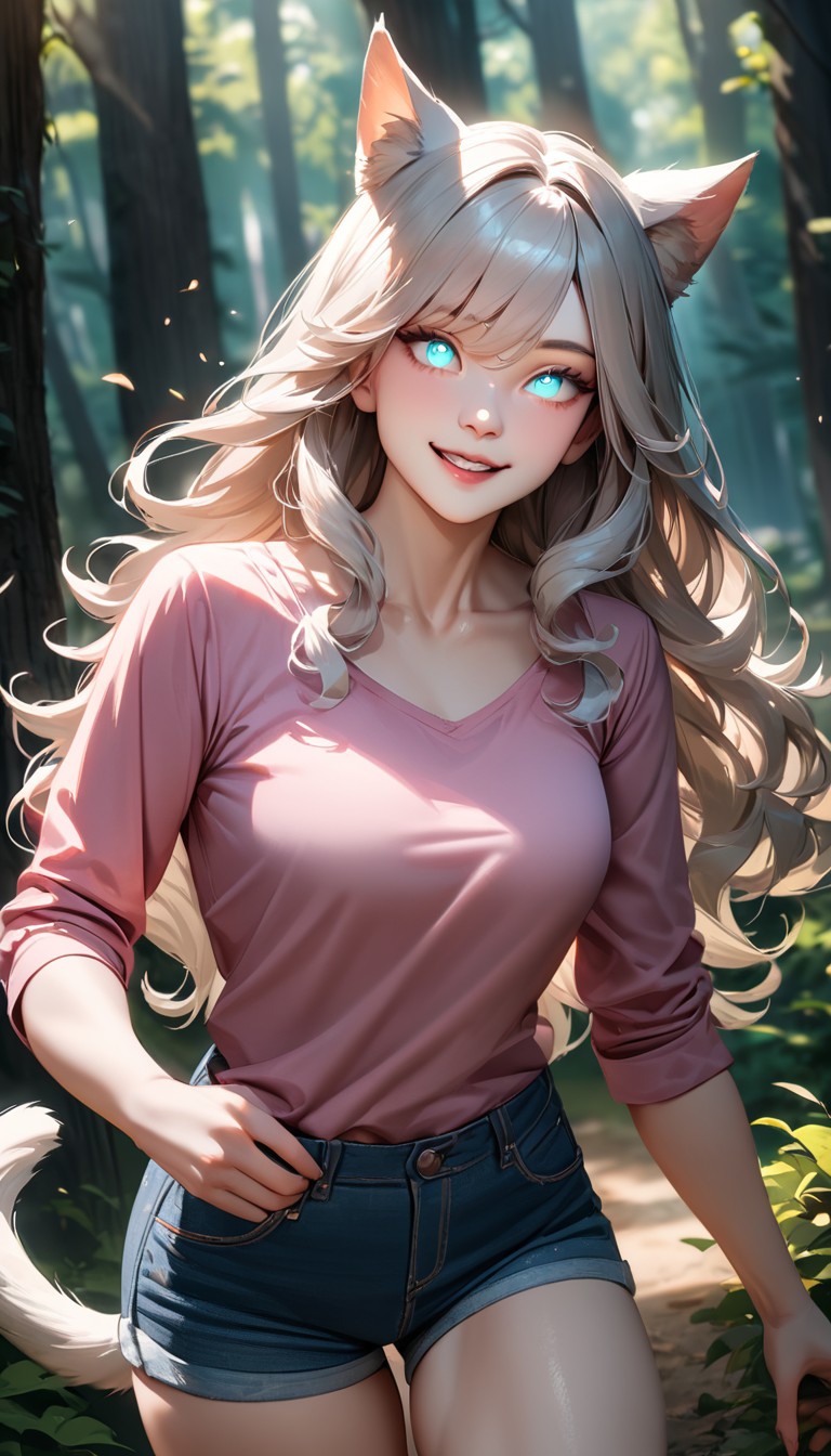 Blonde Cat Girl v2 — Yodayo