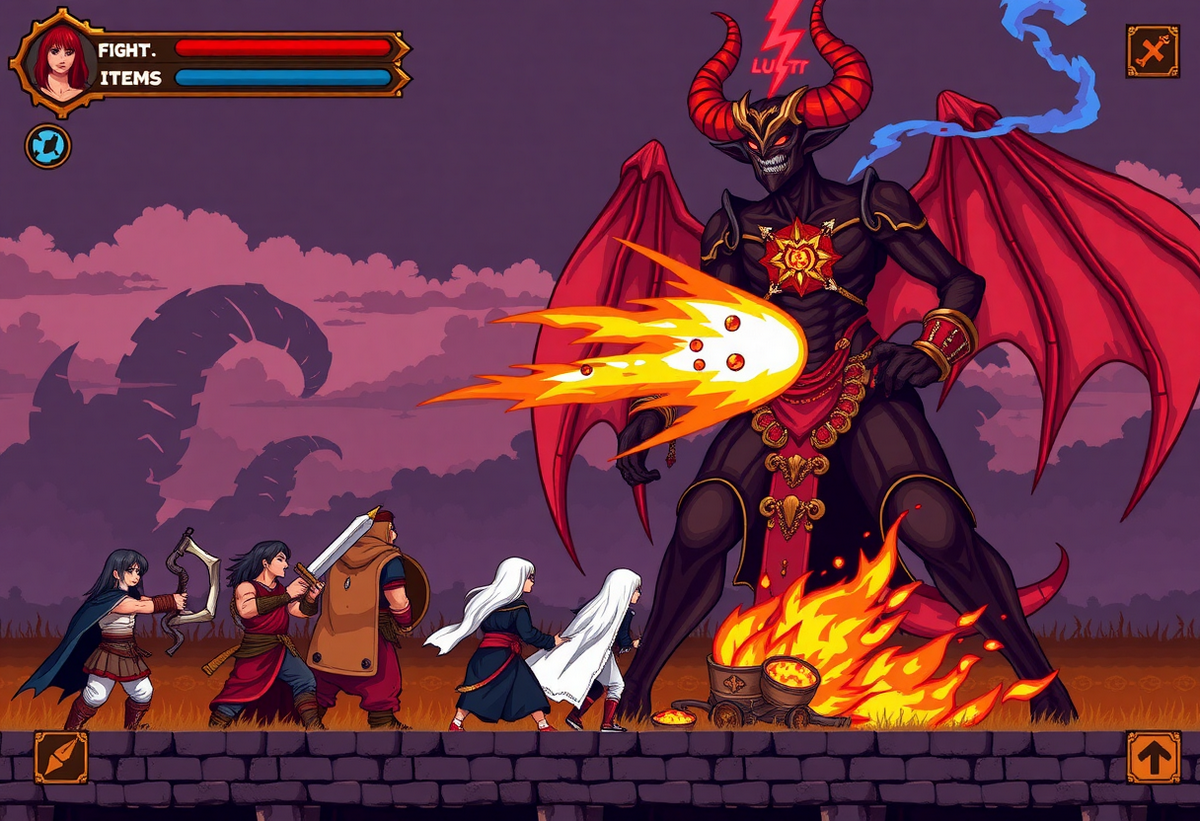 16-bit Final Boss Battle - Submission 3 - #dec2024contest1 — Yodayo
