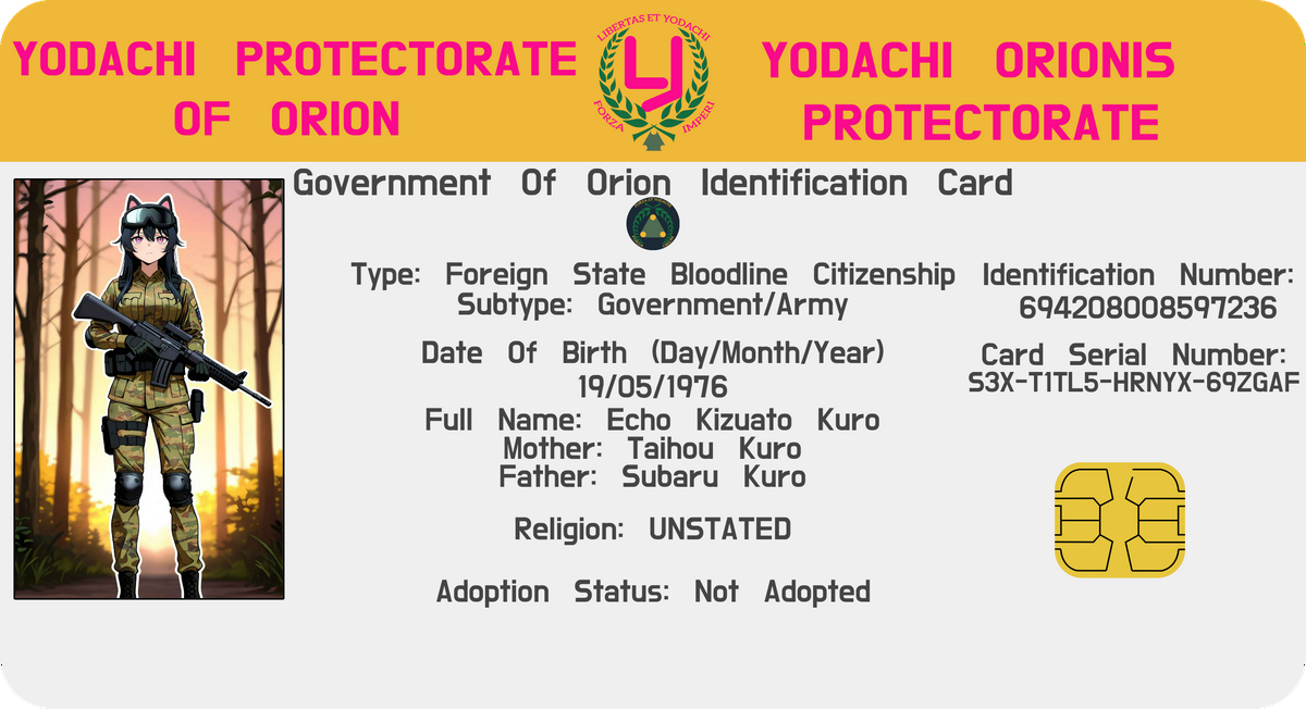 (LORE) Echo's ID Card — Yodayo