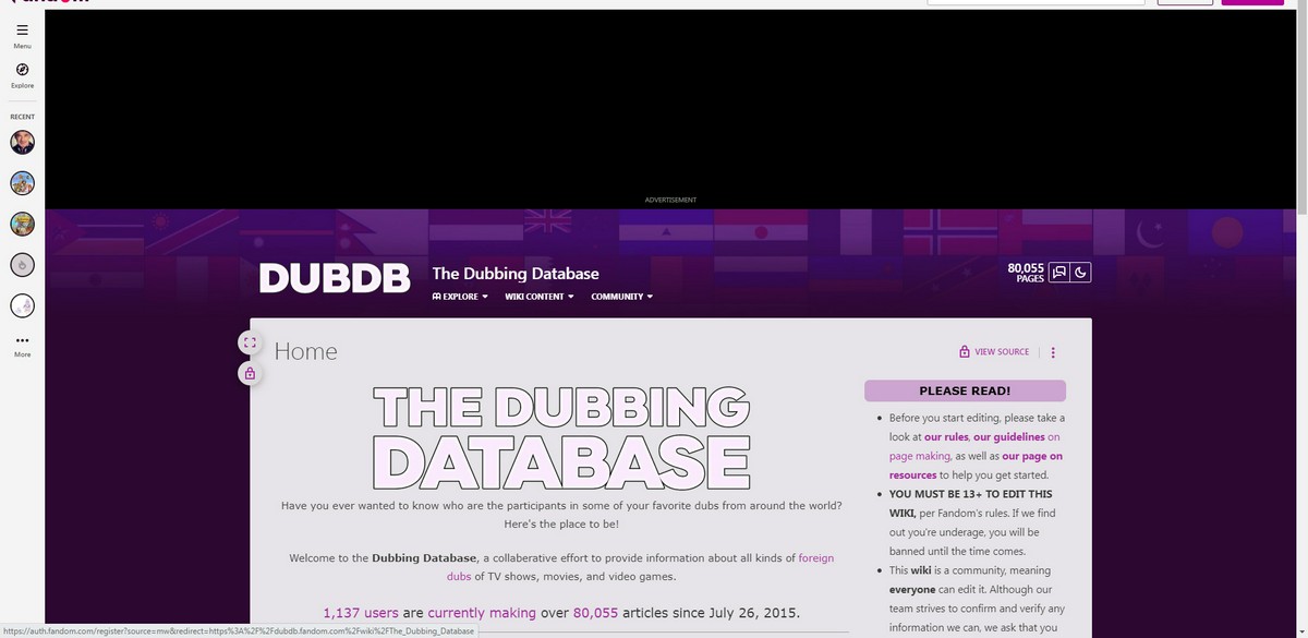 Dubbing Database — Yodayo