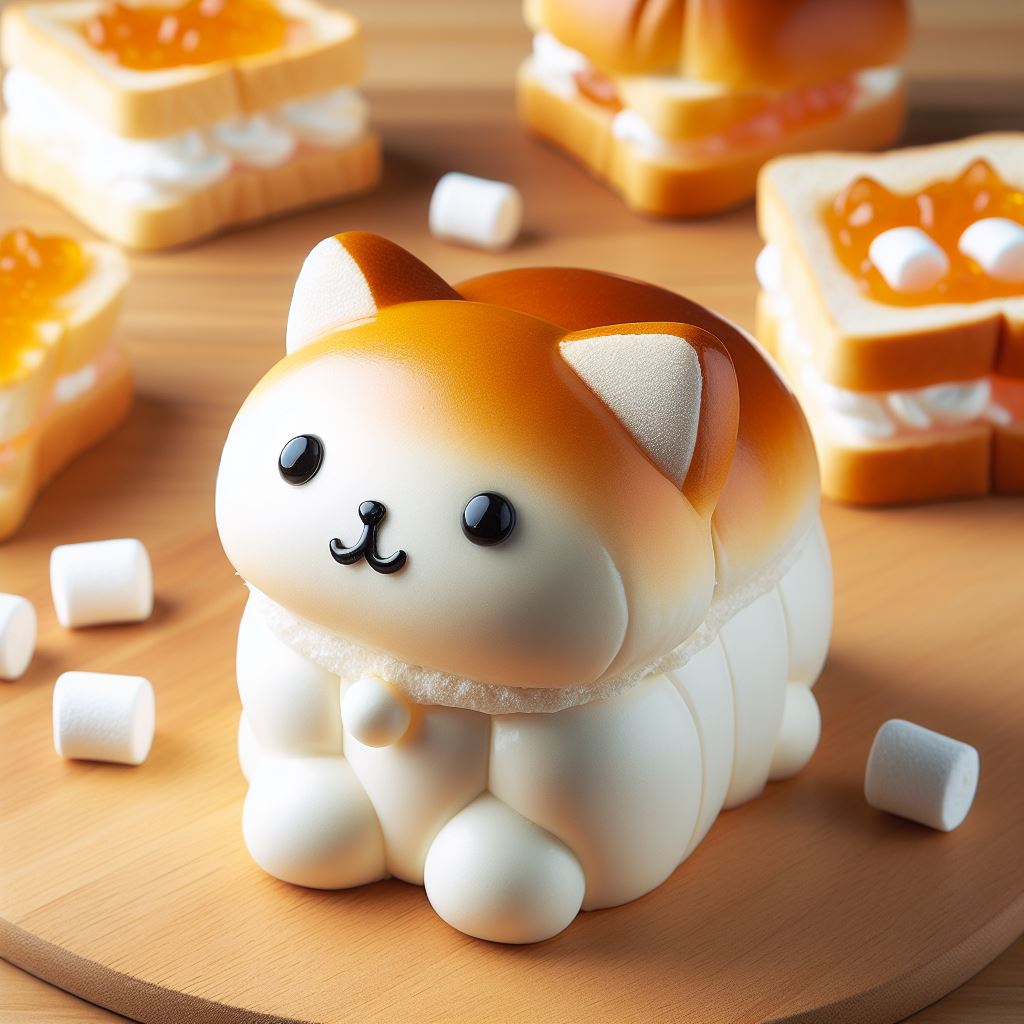Cute bread cats! — Yodayo