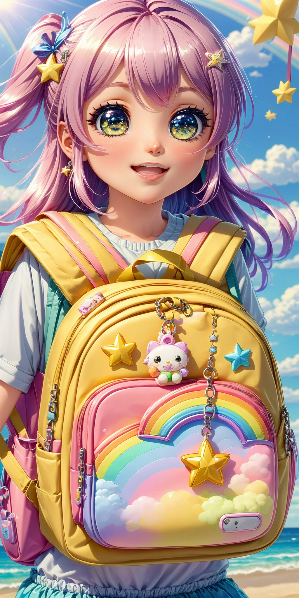 (FAIL) Sometimes your backpacks have to be frontpacks, I guess? — Yodayo