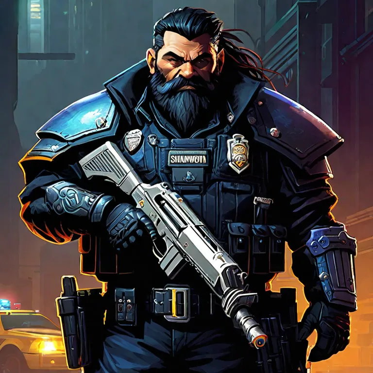 OC: Major Grimly "Hammer" Callaway of Miami-Dade LoneStar: — Yodayo