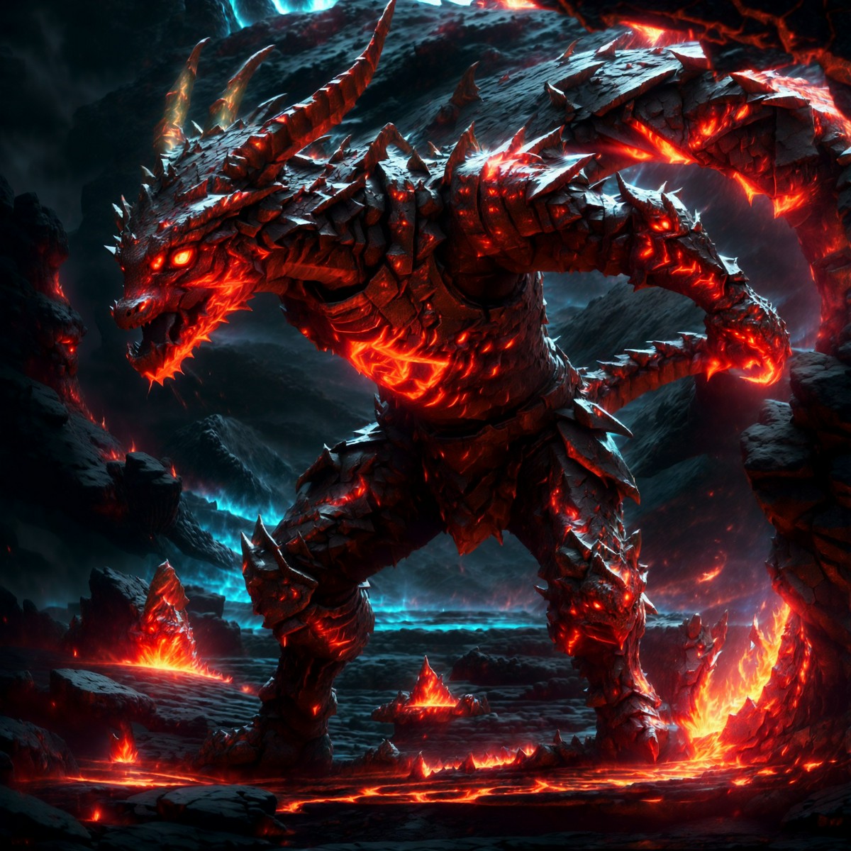Male Red Dragonborn — Yodayo
