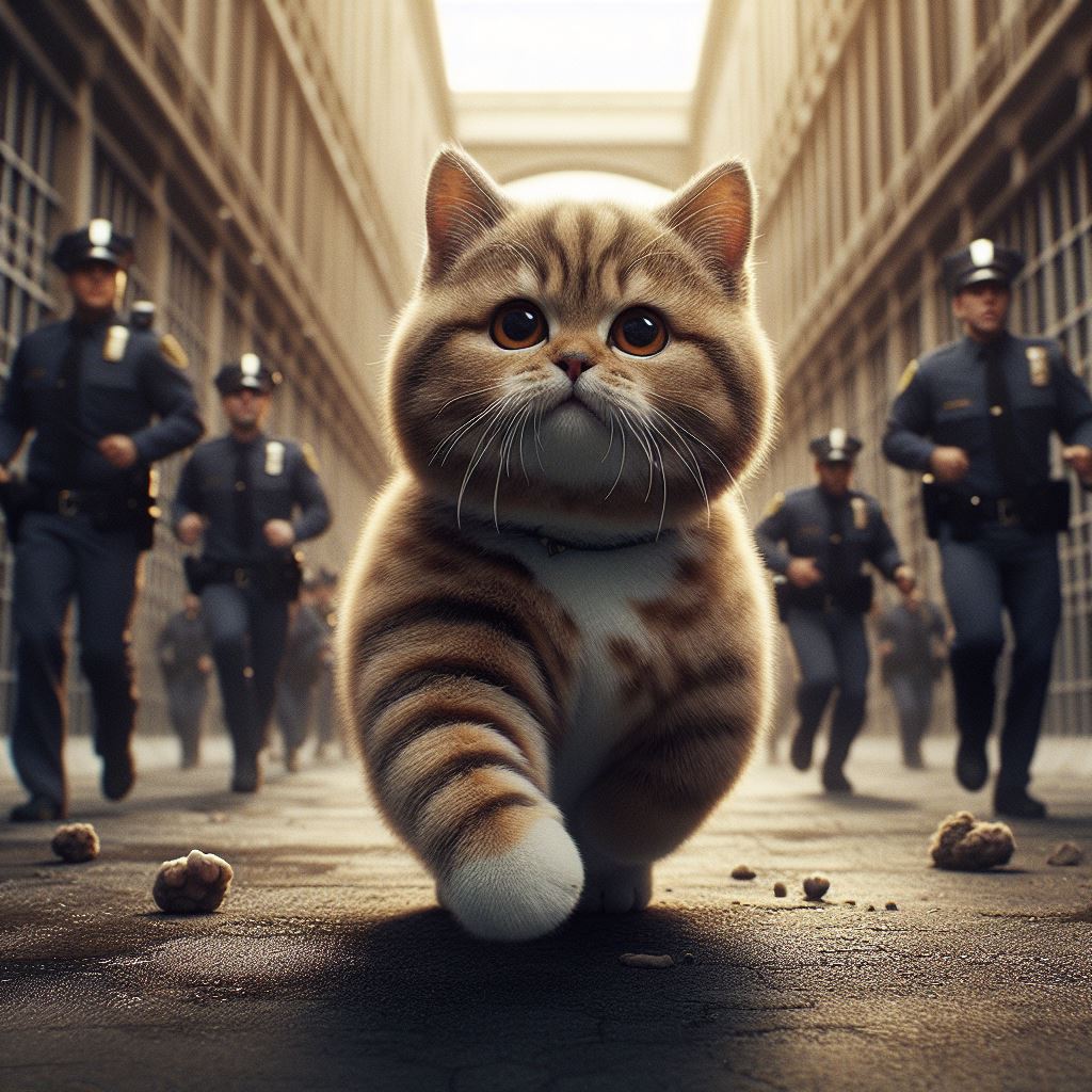 kitten escapes prison — Yodayo