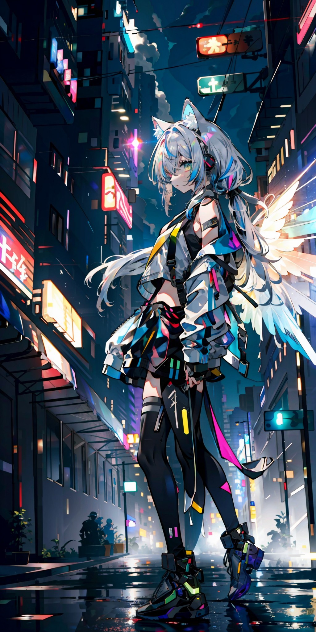 Cyberpunk Cat Girl — Yodayo