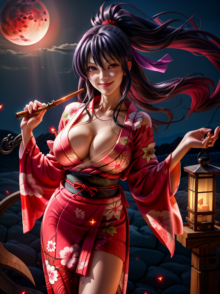 Akeno Blood Moon — Yodayo