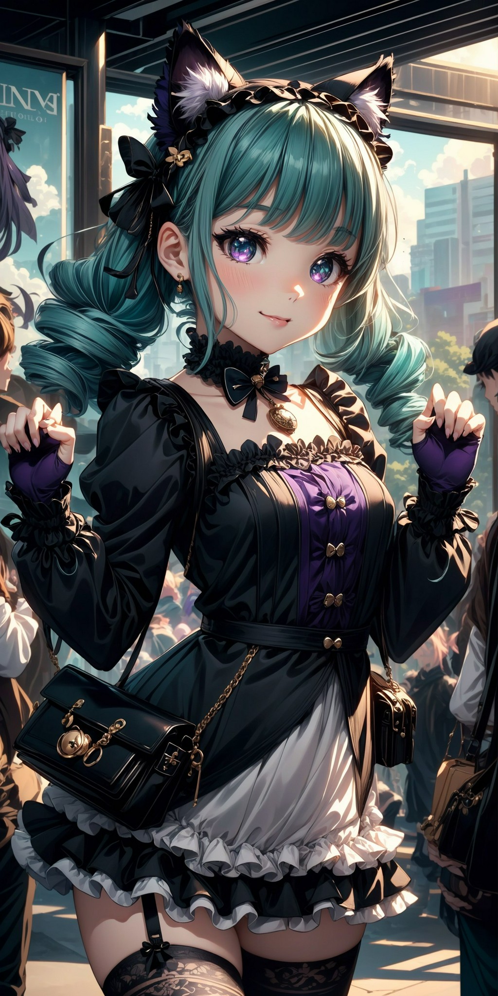 Gothic lolita neko - Ice Realistic edition — Yodayo