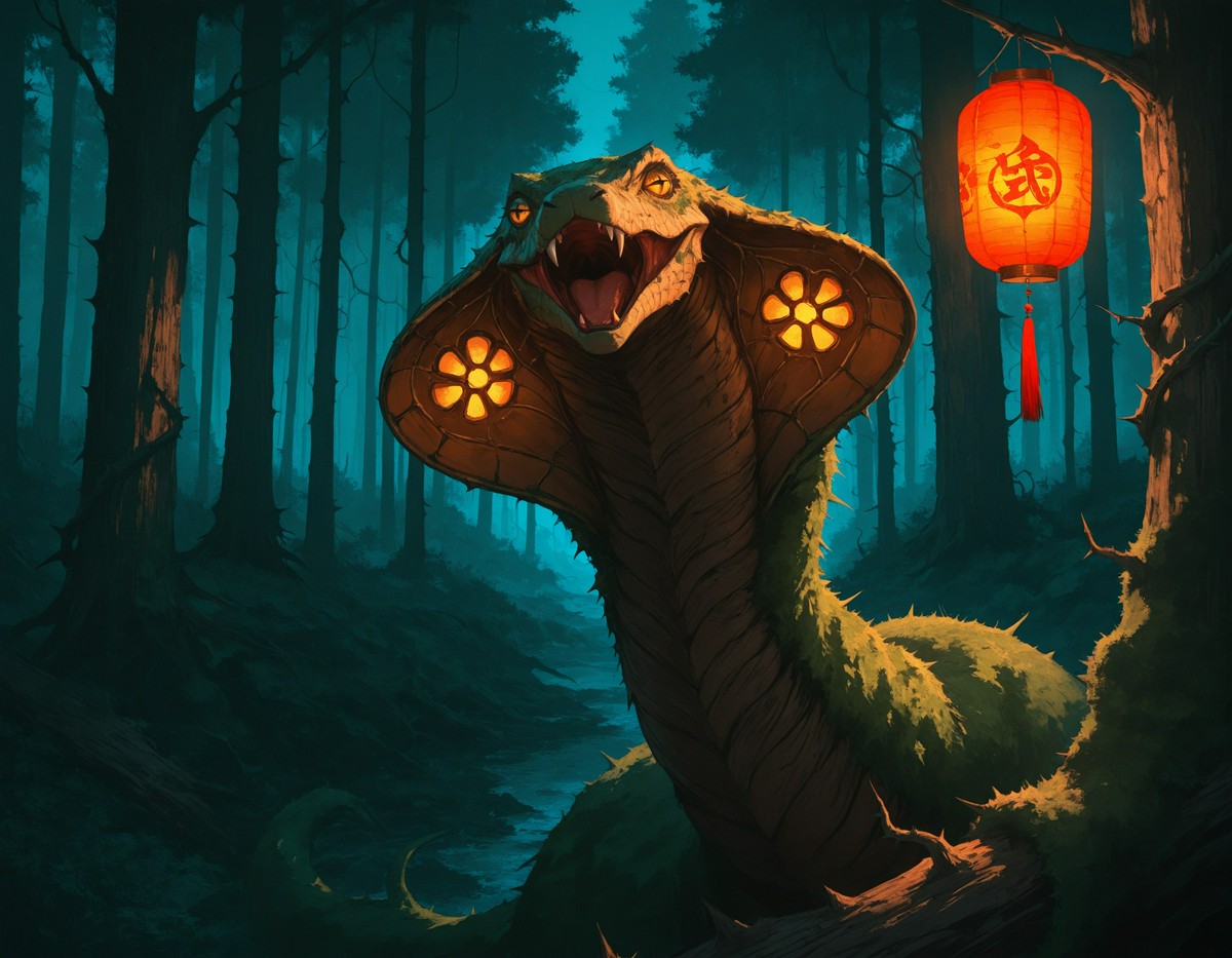 Lunar Forest Snake — Yodayo