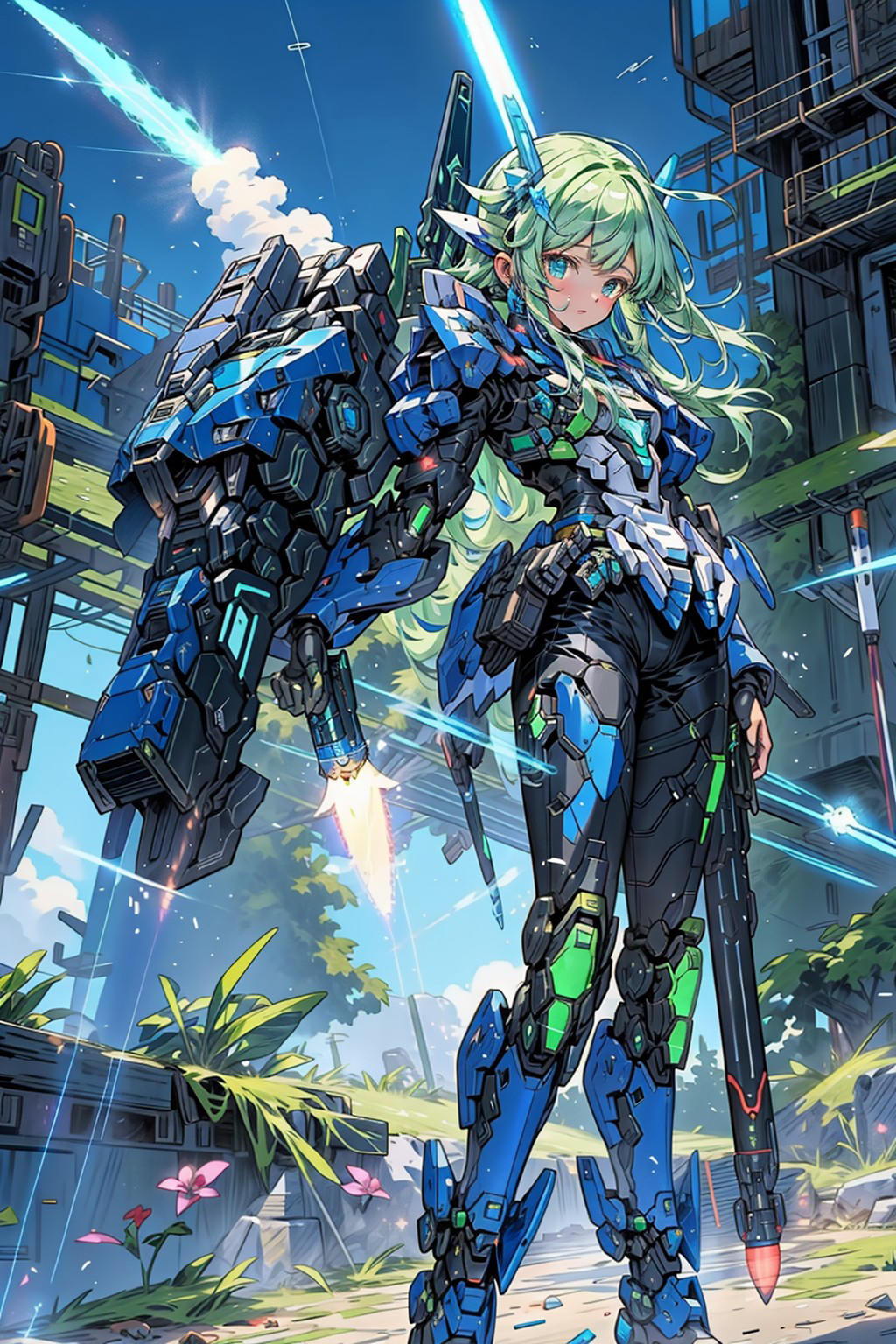 Mecha Laser Rocket Launcher (1) — Yodayo