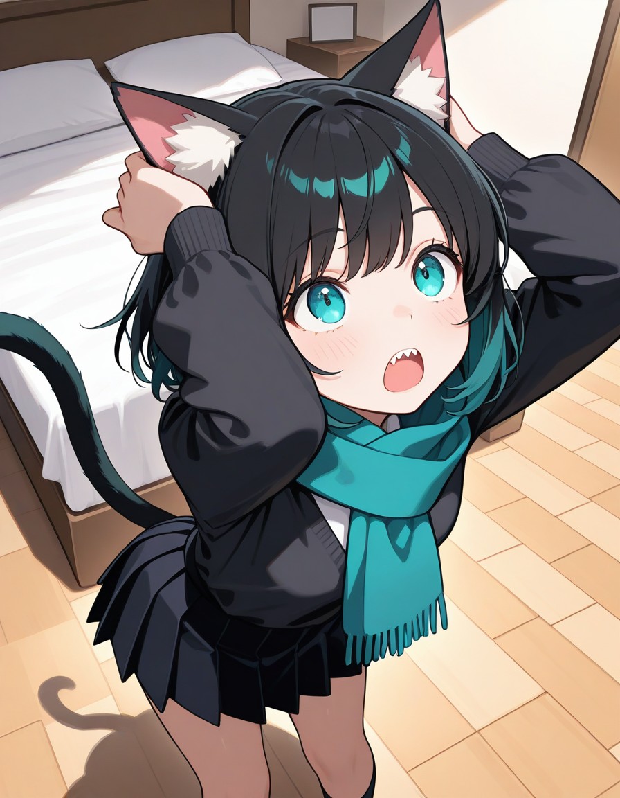 Neko Temple (90k Challenge Post) — Yodayo