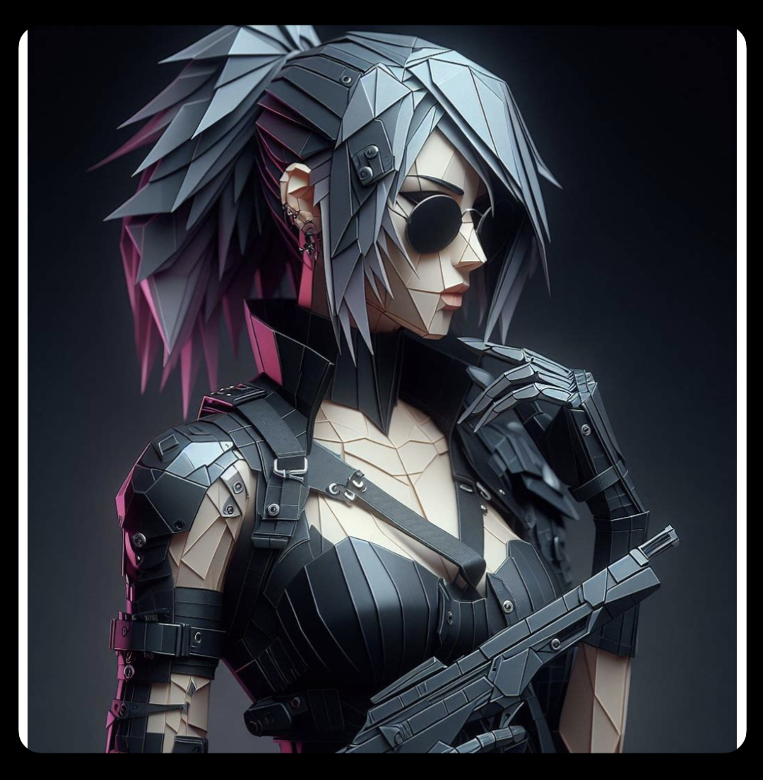 Goth Girlfriend Super Soldier 🪖 — Yodayo