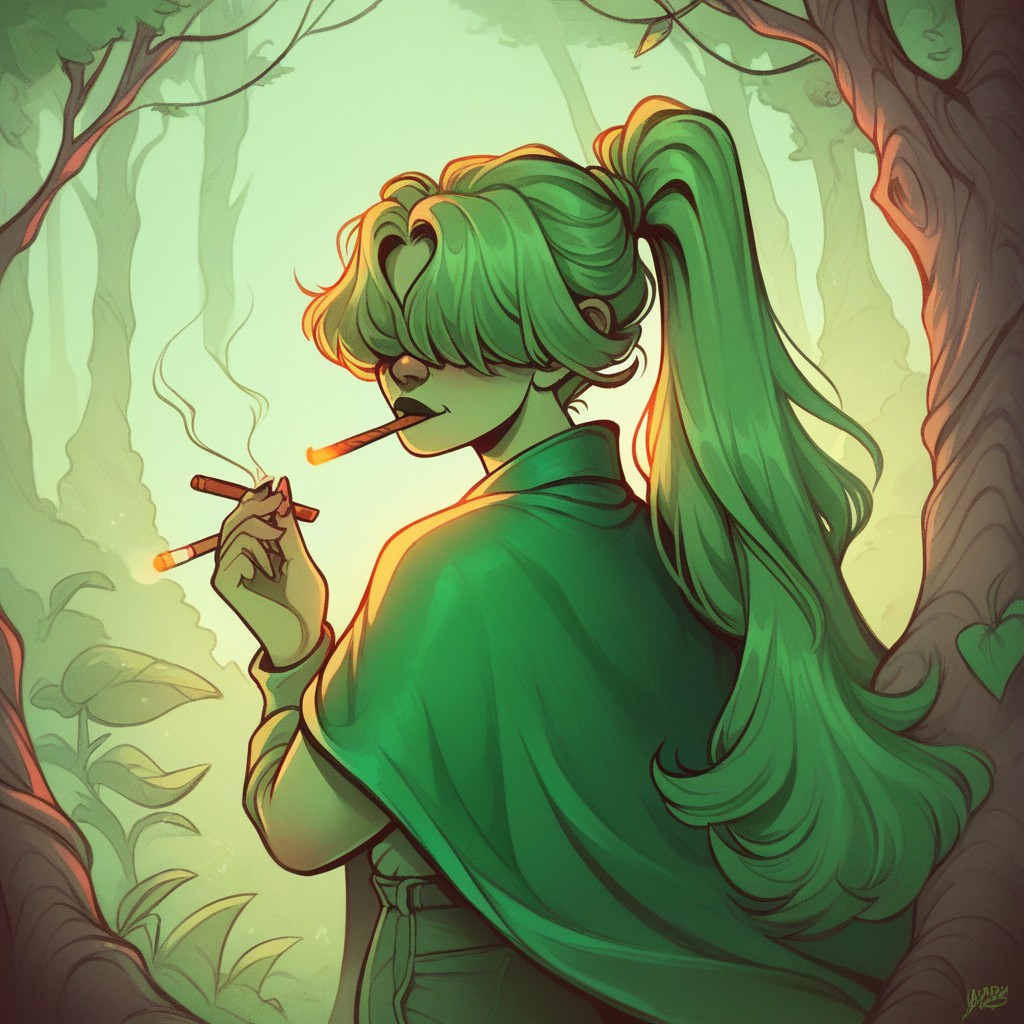 Basically my Pony Town character in honor of National Weed Day. — Yodayo