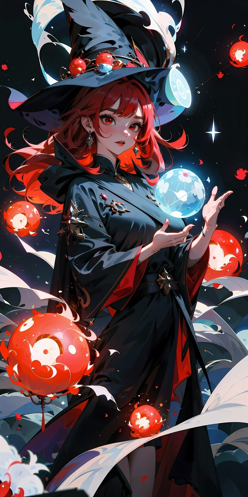 Magical Fire Orbs V — Yodayo