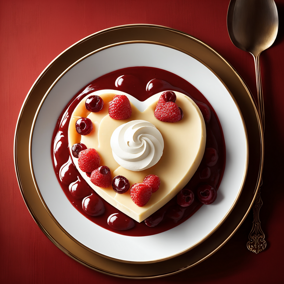 Valentine's Pudding (K.Sual's request) — Yodayo