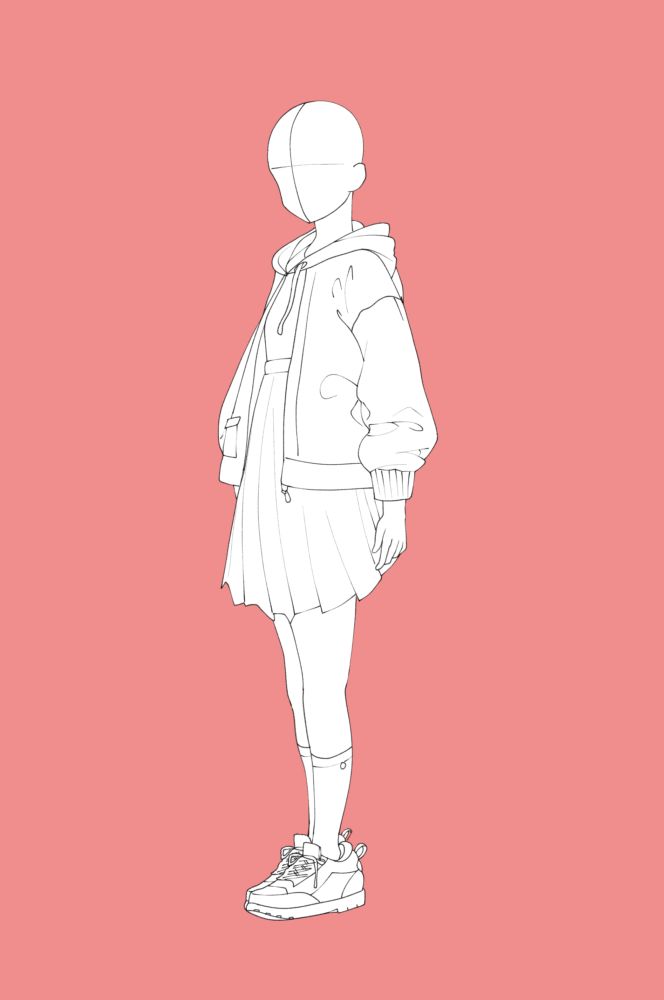 Controlnet pose reference pics: Standing — Yodayo