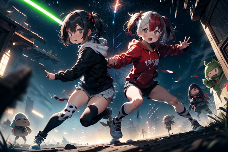 Jedi Meka and Bounty Hunter May : Stealing all your Space Beans — Yodayo