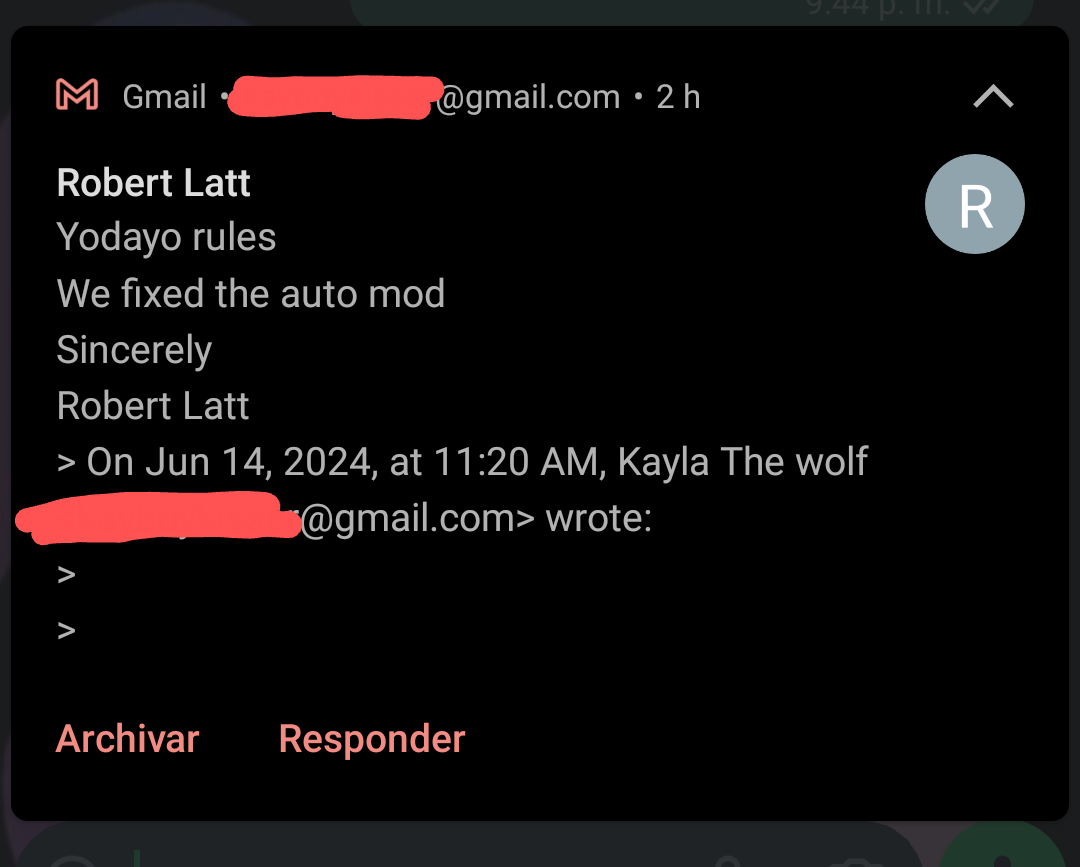 Thx mods 😊 — Yodayo