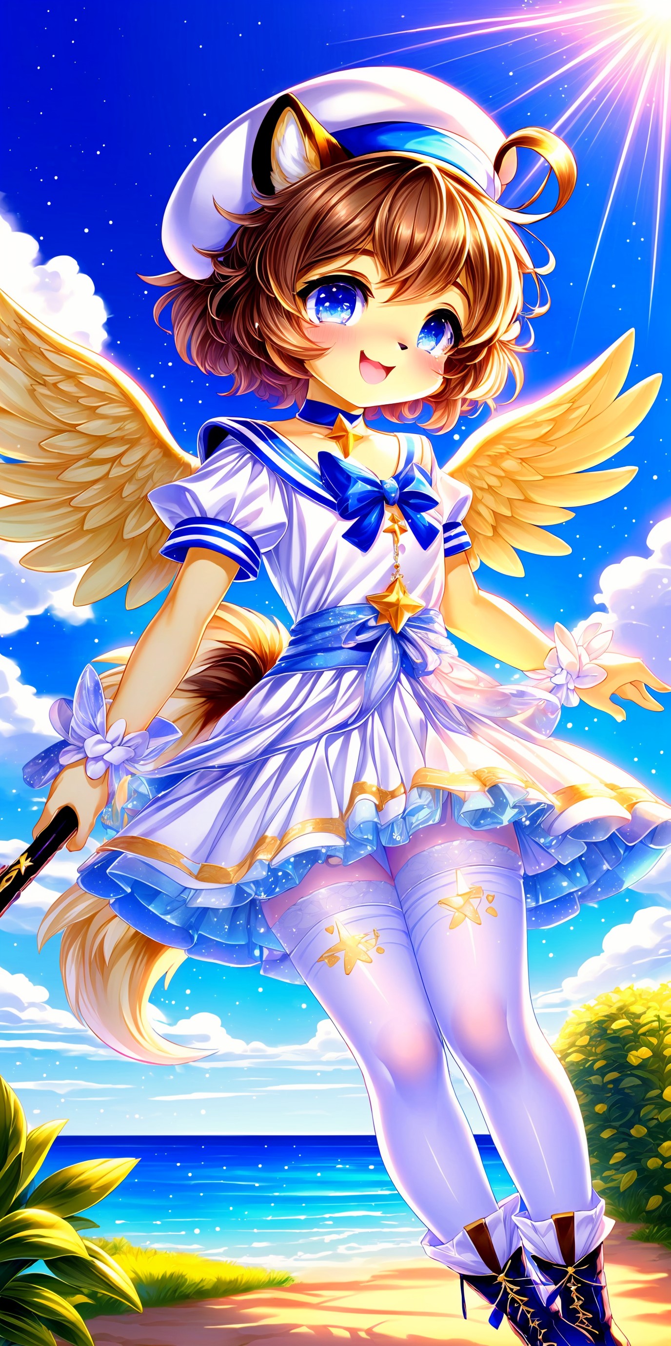 Mahou Shoujo Angel-chan - Neatness Fluffy Fur Zephyr edition (furry ...