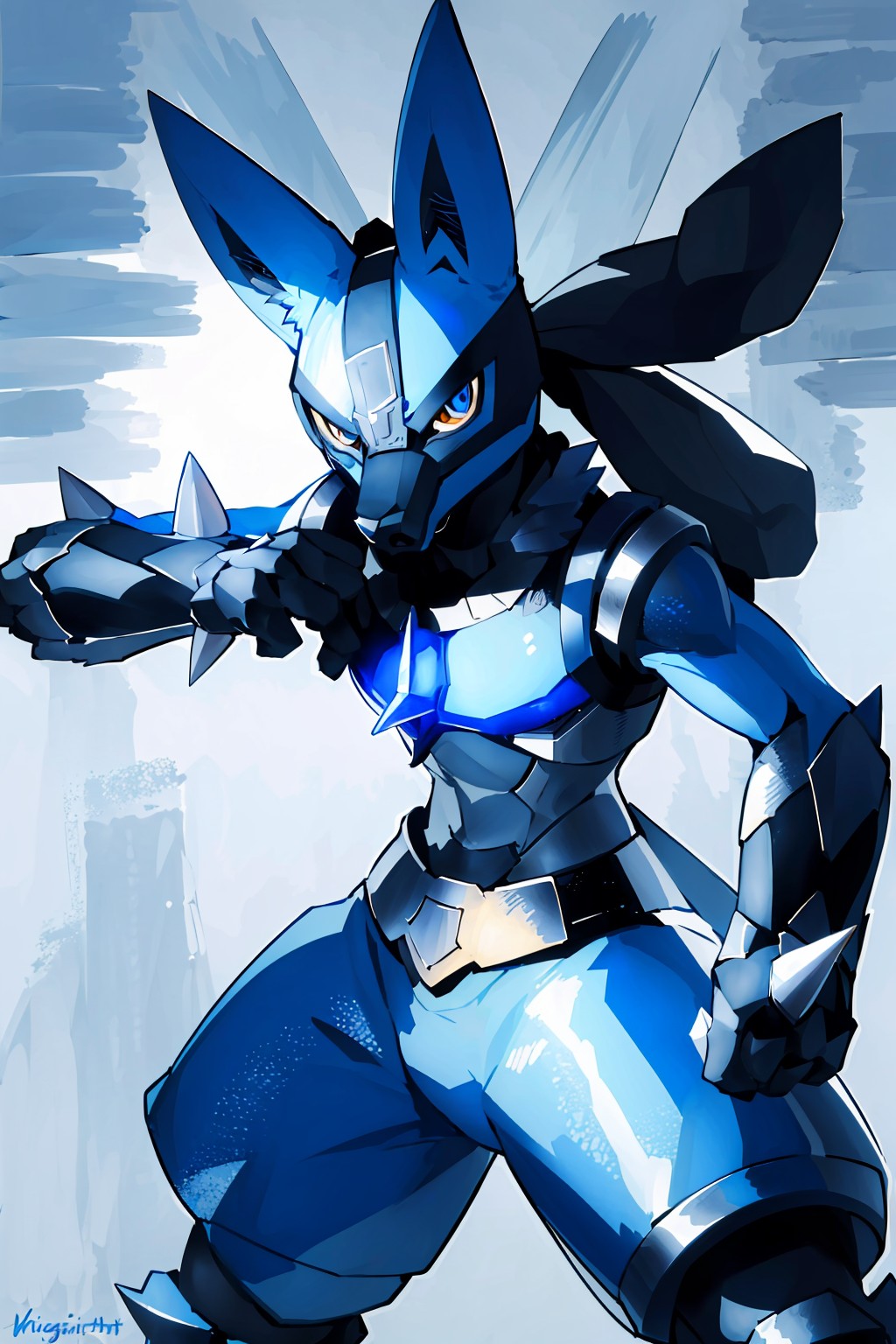 Lucario the Aura Knight (7) — Yodayo