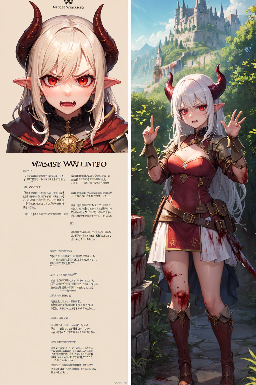 "The Cute Devil" - 👑Adventurers of Arcadia👑 — Yodayo