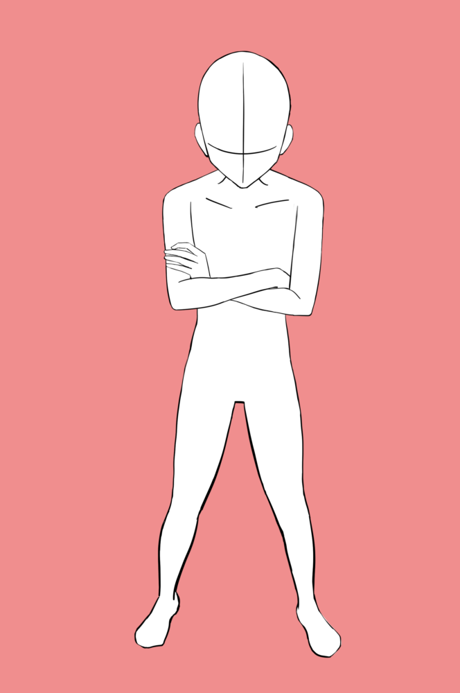 Controlnet pose reference pics: Standing — Yodayo
