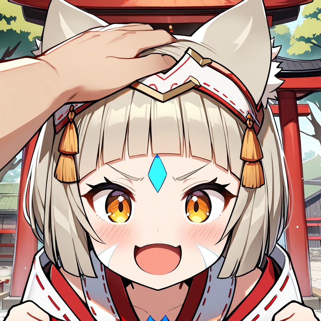 Nia head pat :D — Yodayo