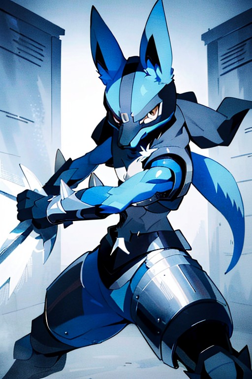 Lucario the Aura Knight (7) — Yodayo