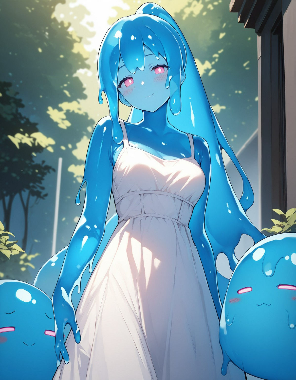 Blue Slime girl 💙 — Yodayo