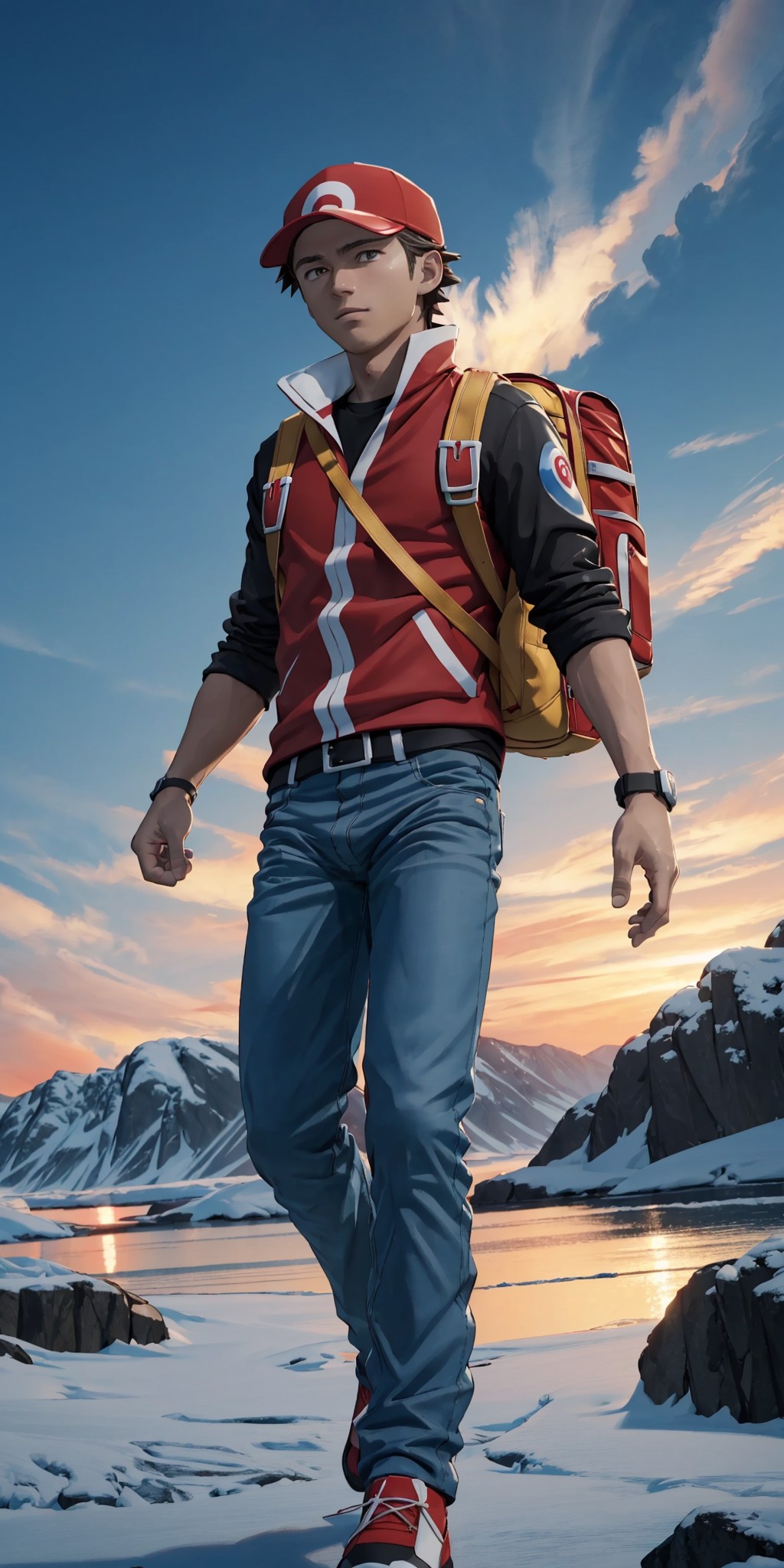 Pokemon Trainer Rode Fanart