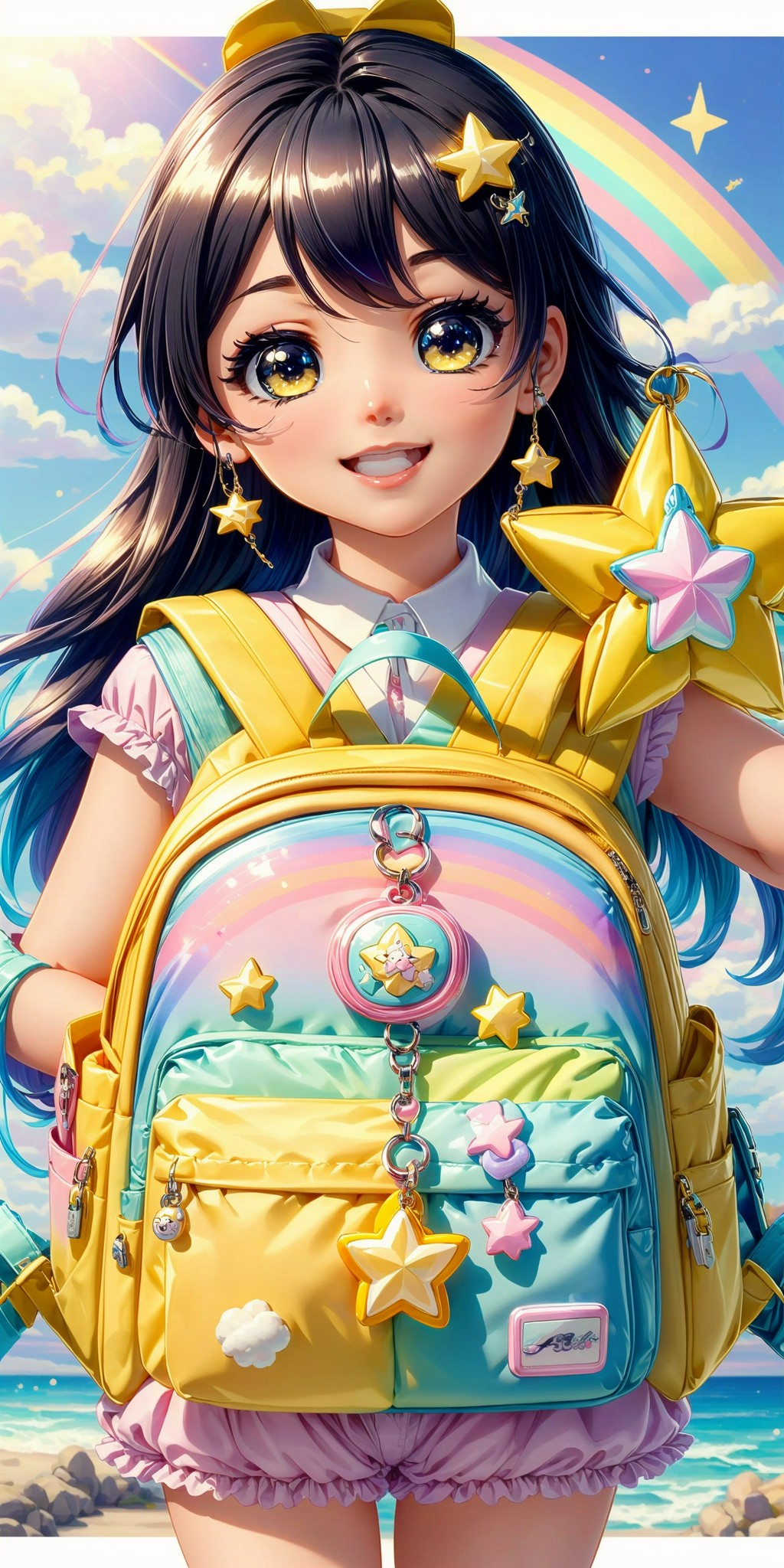 (FAIL) Sometimes your backpacks have to be frontpacks, I guess? — Yodayo