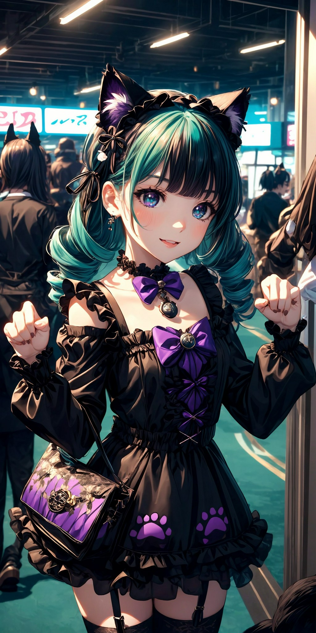 Gothic lolita neko - Ghost edition — Yodayo