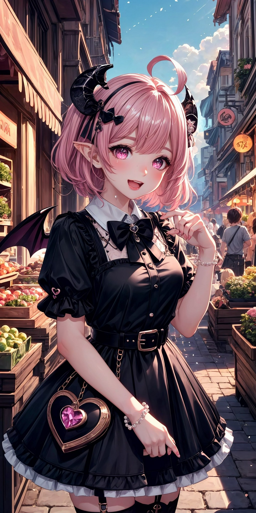 Jirai Dixie the succubus - Ghost edition (ninci OC) — Yodayo